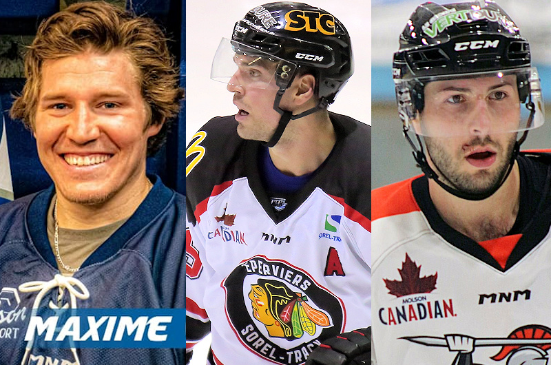 Maxime St-Cyr, André Bouvet-Morissette et Alexandre Goulet sont les ...