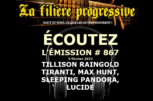 Au programme : TILLISON RAINGOLD TIRANTI, MAX HUNT, SLEEPING PANDORA ...