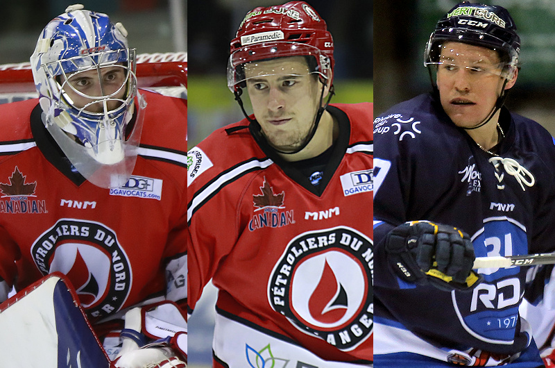 Carmine-Anthony Pagliarulo, Nicolas Poulin et Maxime St-Cyr sont les ...